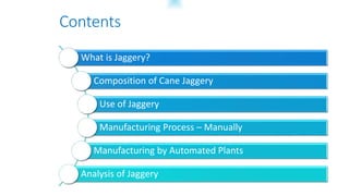 Analysis of jaggery | PPTX