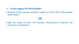 Analysis of jaggery | PPTX
