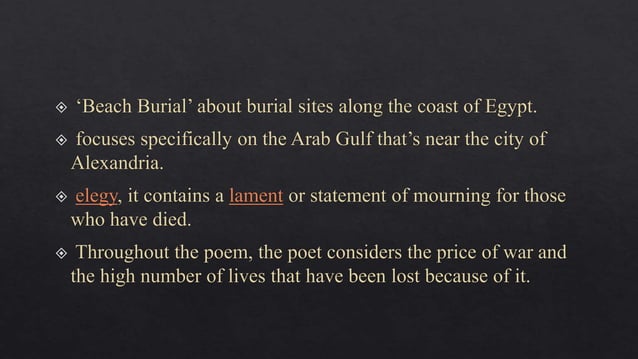 Analysis of Kenneth Slessor’s Beach Burial.pptx