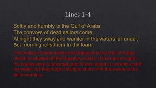 Analysis of Kenneth Slessor’s Beach Burial.pptx