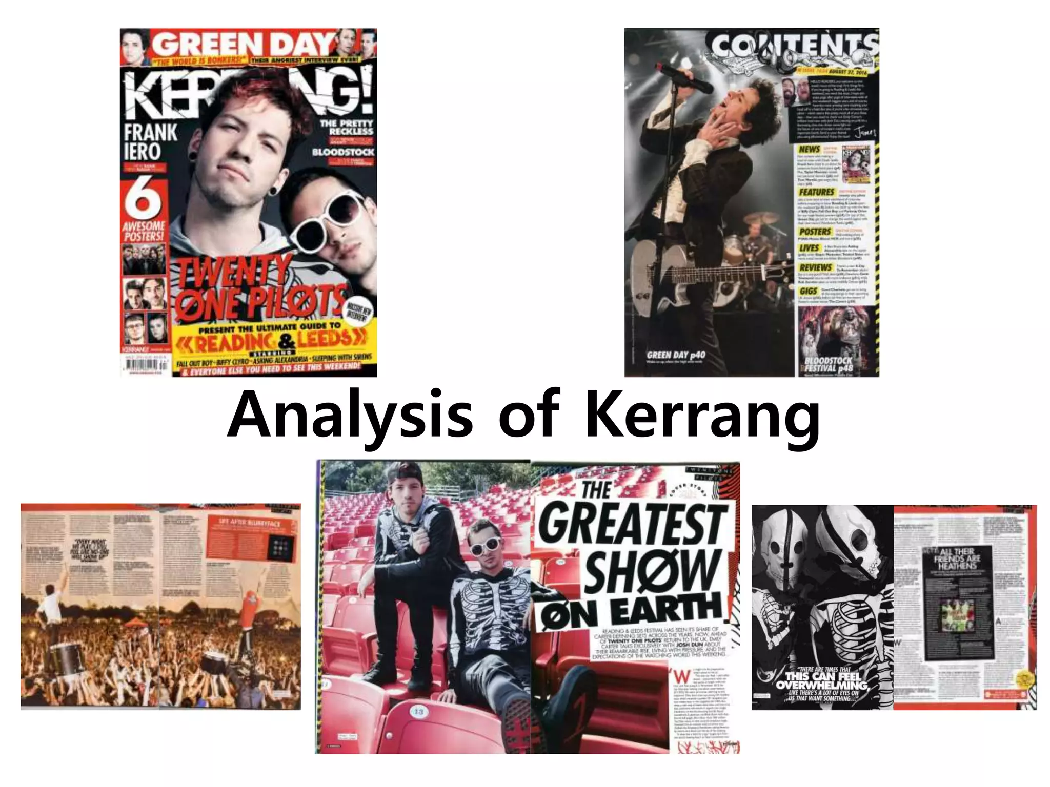 Analysis of Kerrang | PPTX