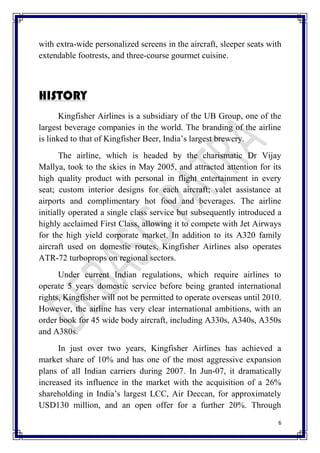 Analysis of kingfisher airlines | DOCX