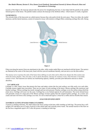 Analysis of knee joint in various postures and finite element analysis ...