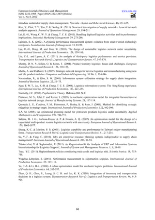 Analysis of linkages between logistics information systems and | PDF