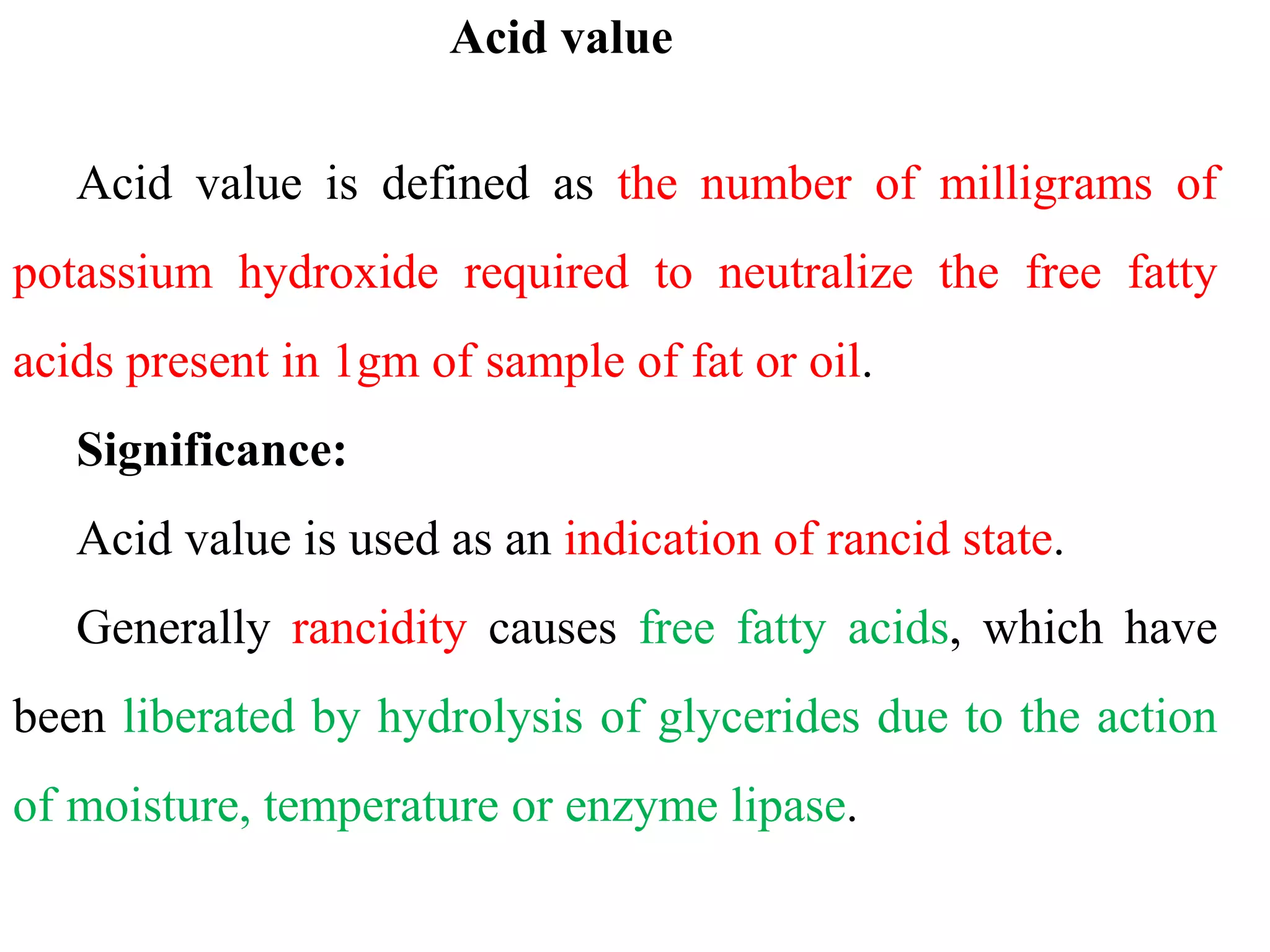Analysis of lipids | PPTX