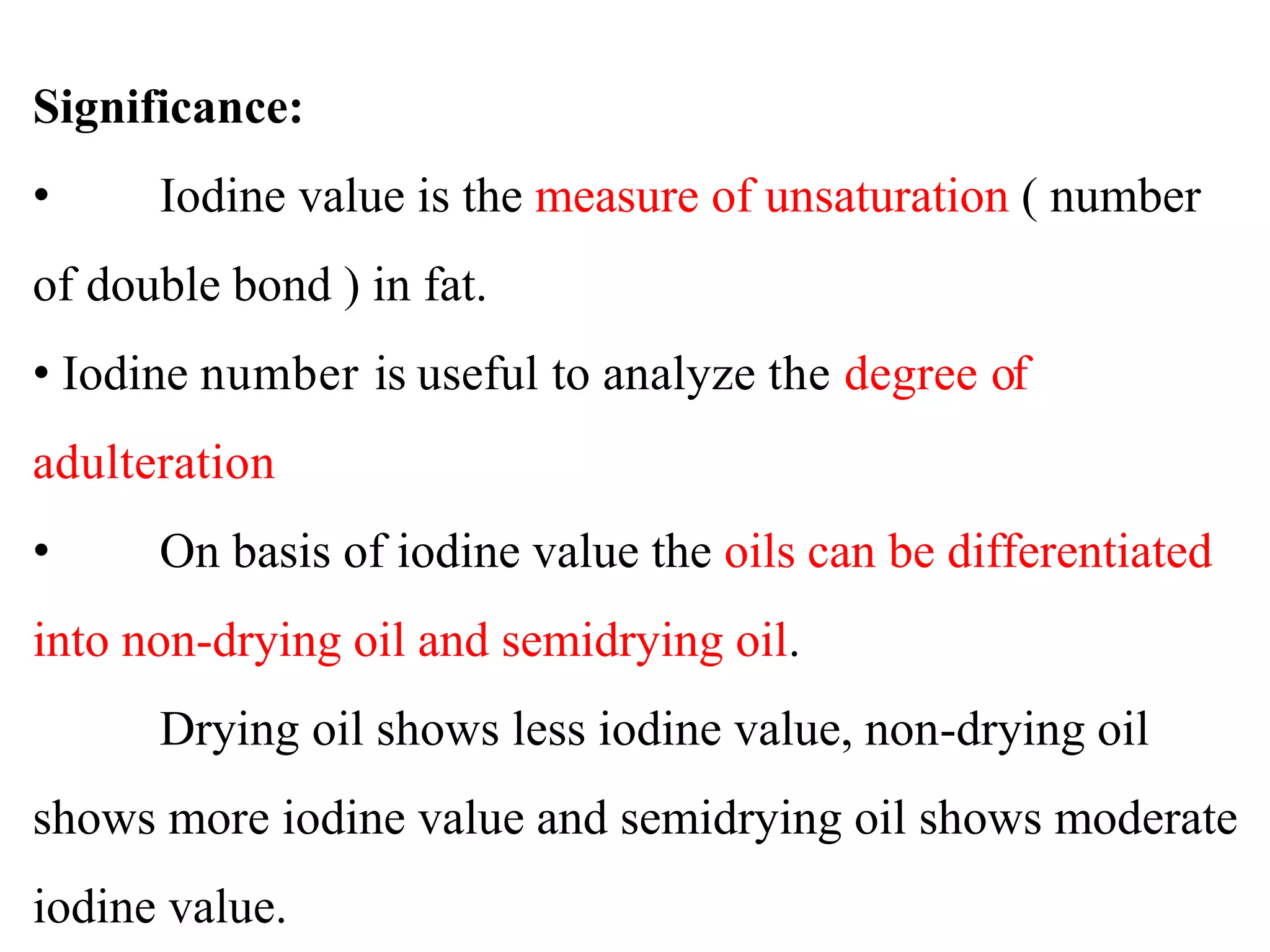 Analysis of lipids | PPTX