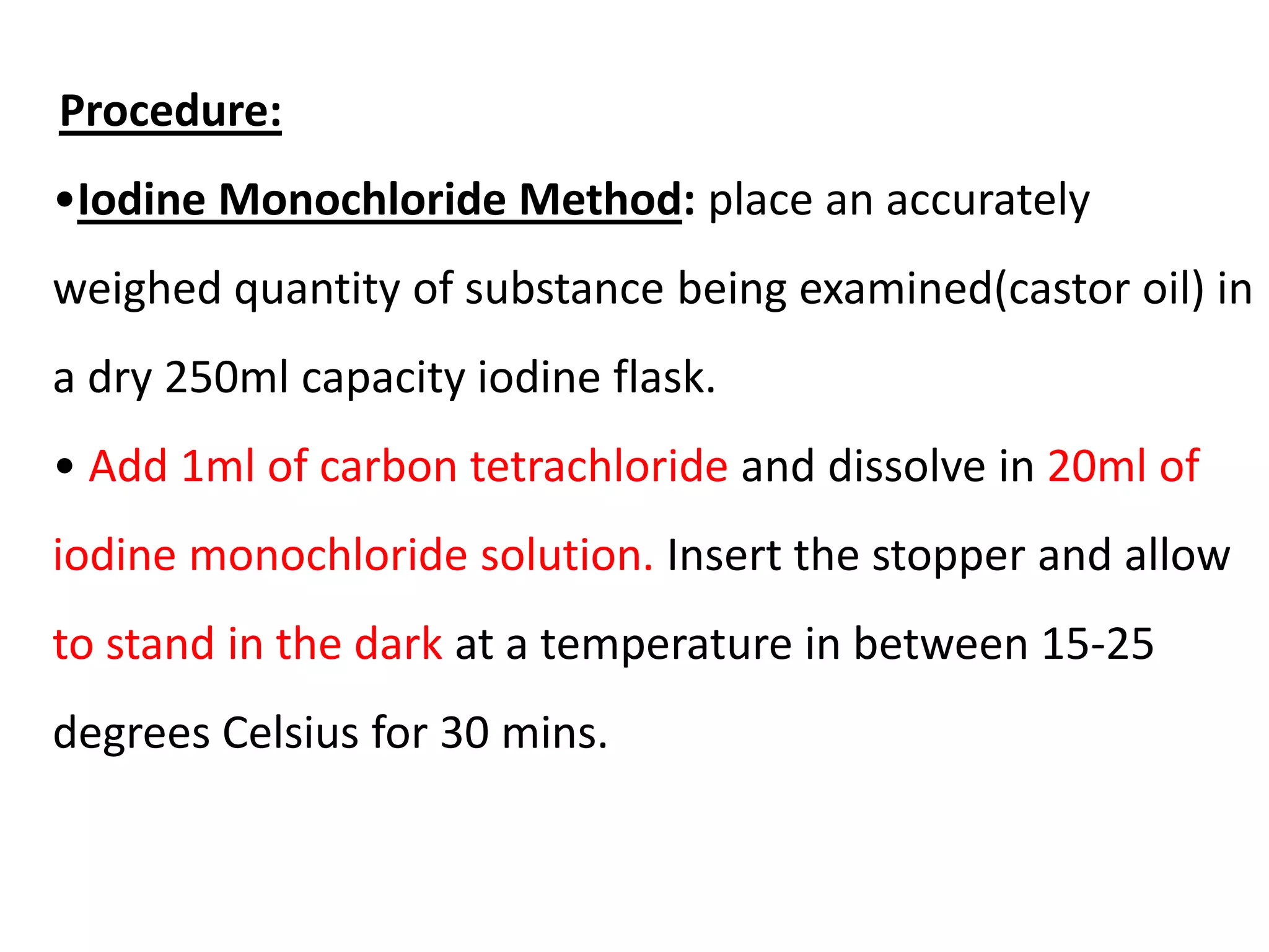 Analysis of lipids | PPTX