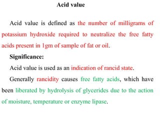 Analysis of lipids | PPTX