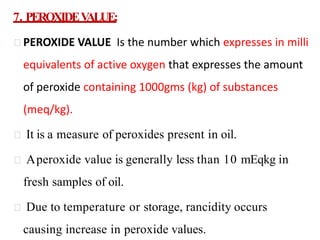 Analysis of lipids | PPTX