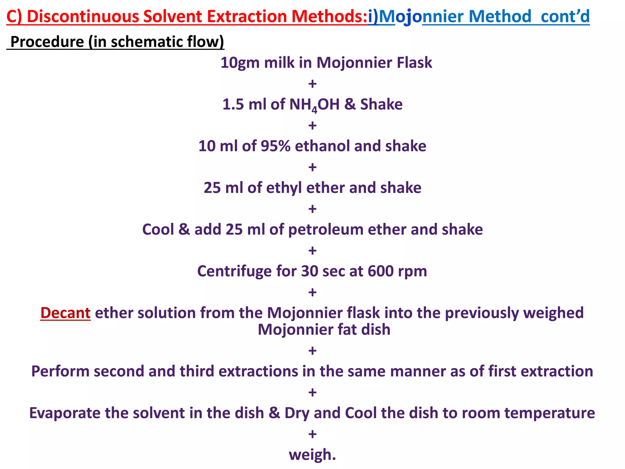 Analysis of lipids, fats & oils | PDF