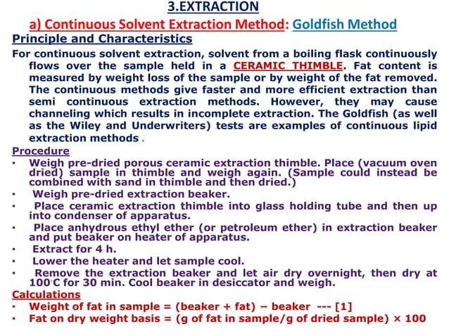 Analysis of lipids, fats & oils | PDF