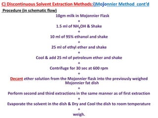 Analysis of lipids, fats & oils | PDF