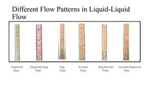 Analysis of liq liq flow in millichannels | PPT