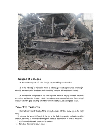 Analysis of lost foam casting defects | PDF