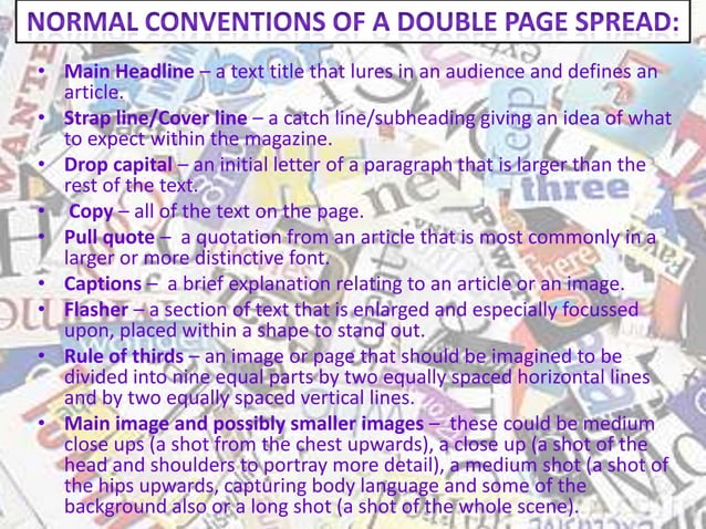 Analysis of Magazine Double Page Spreads | PPTX | History | Genres
