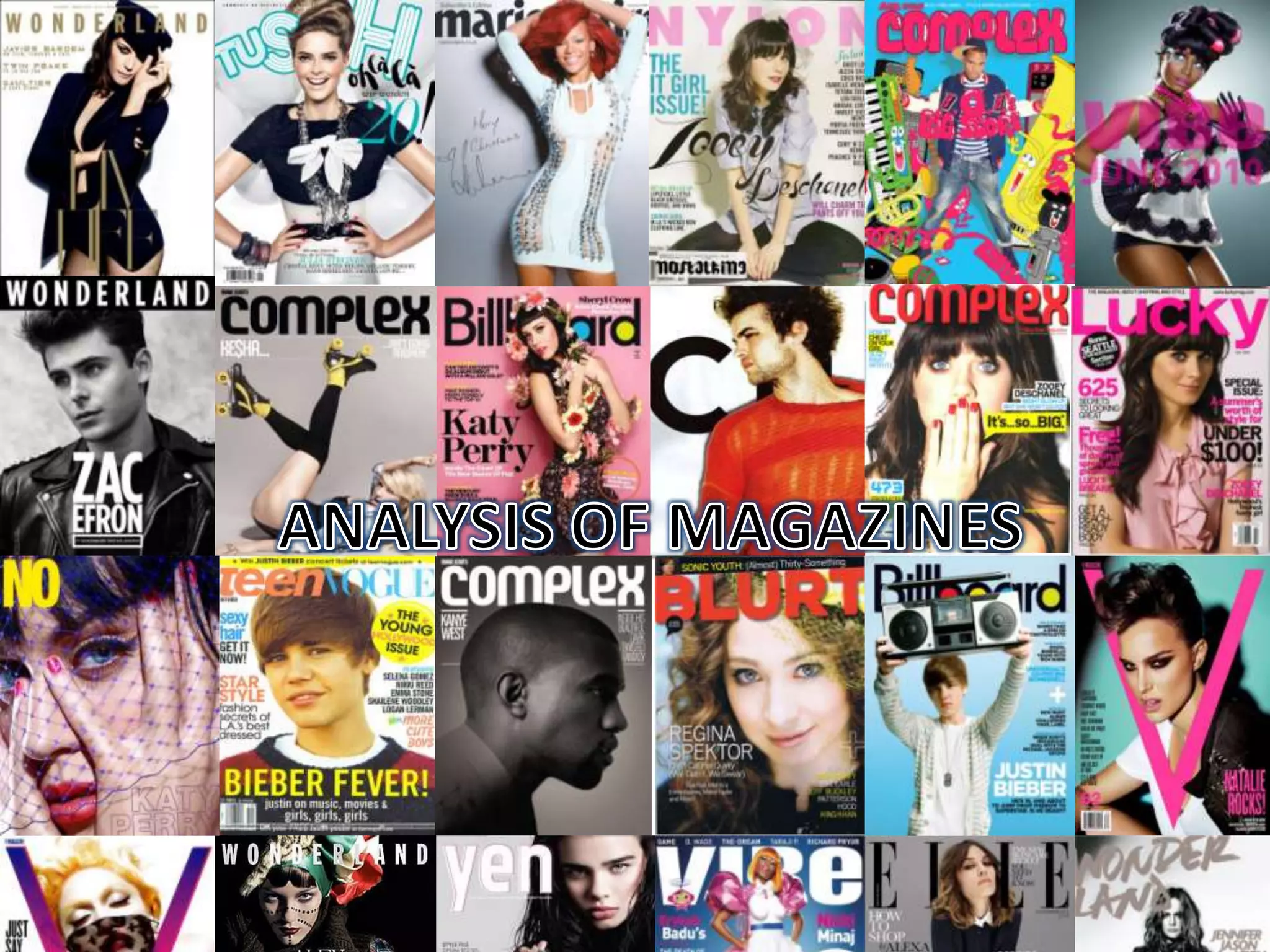 Analysis of magazine finished | PPTX