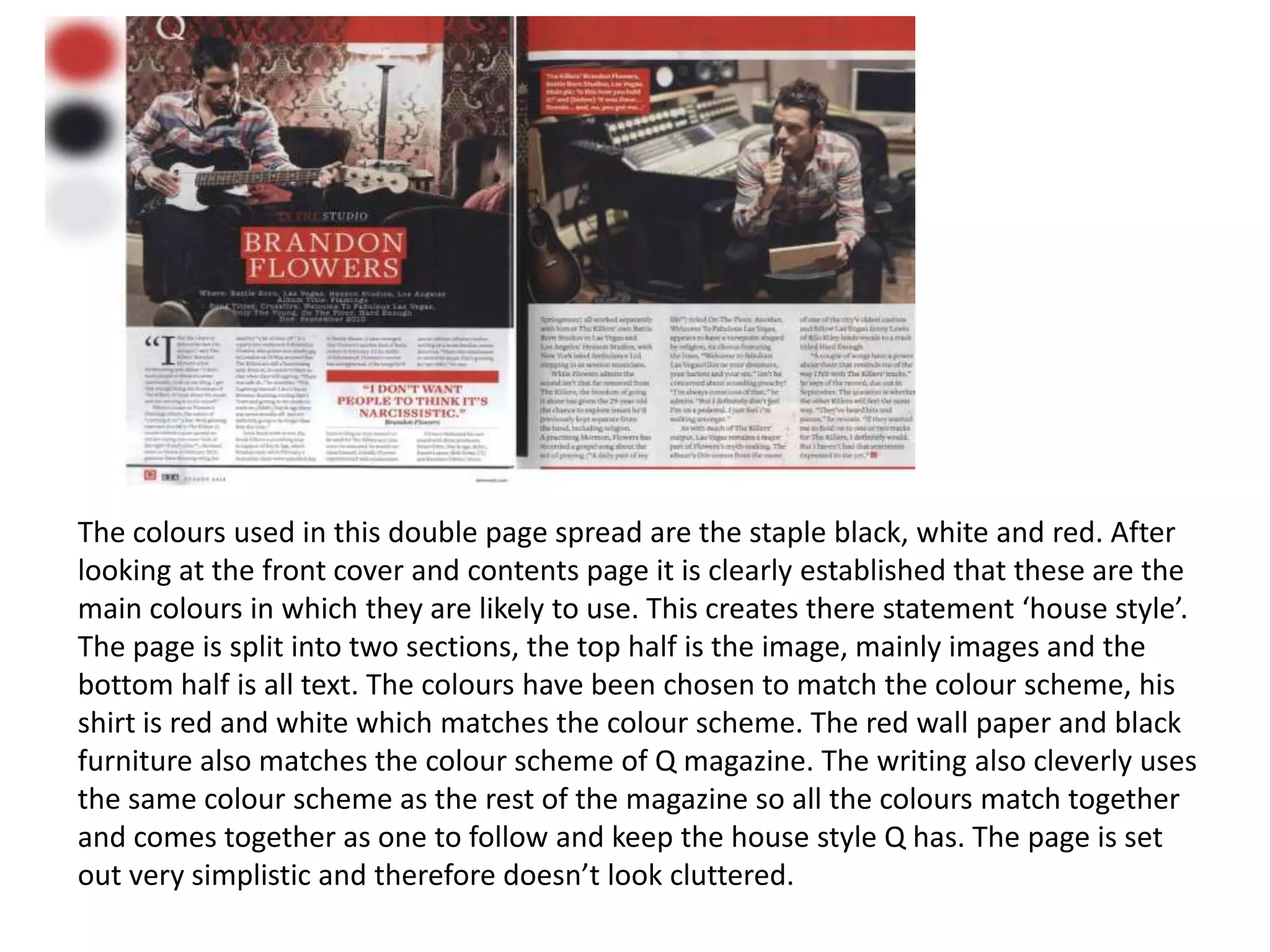 Analysis of magazine pages. | PPT