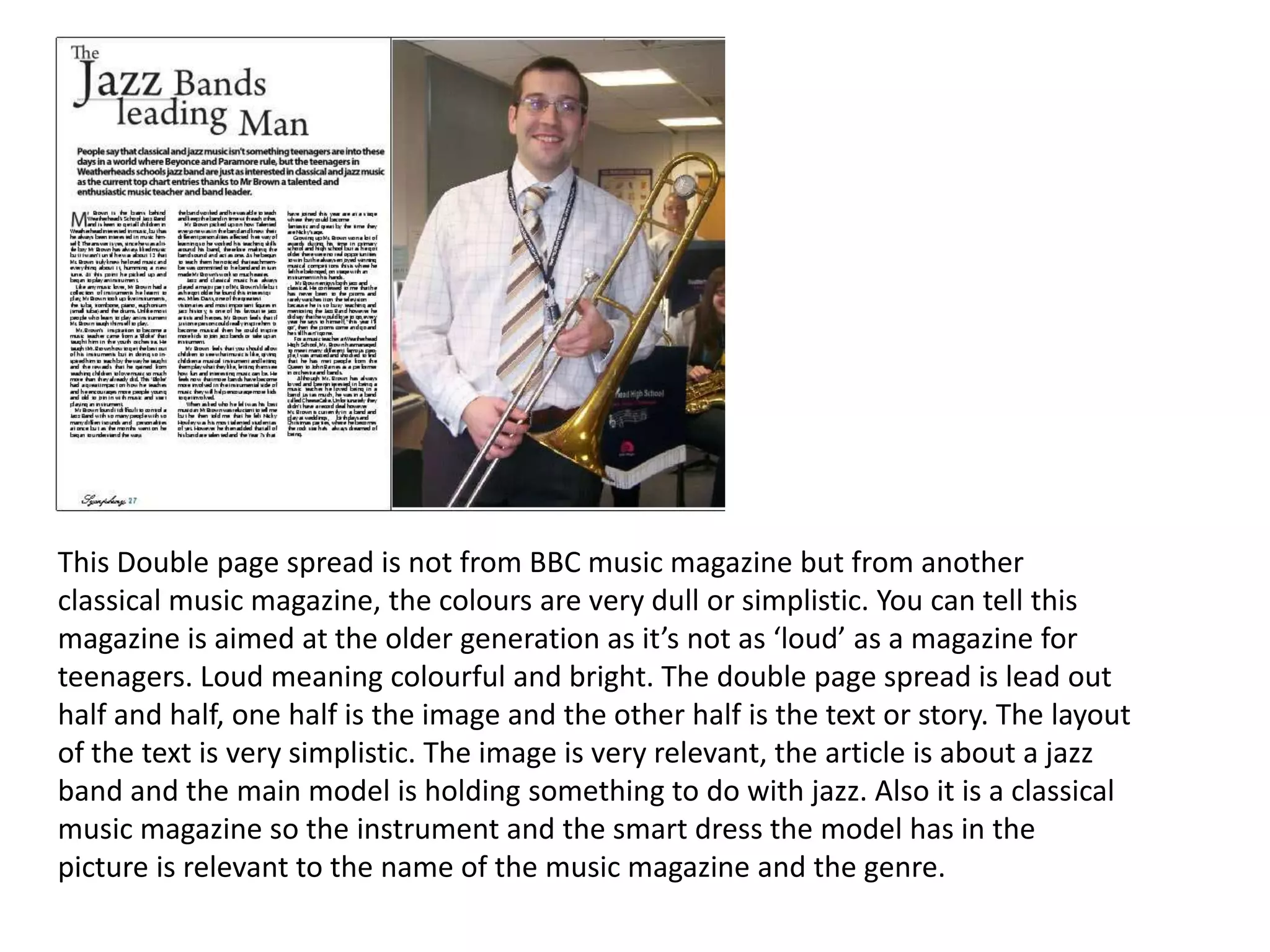 Analysis of magazine pages. | PPT