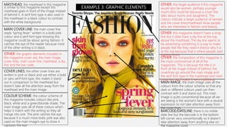 Analysis of magazines' front covers | PPT