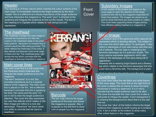 Analysis of mag kerrang | PPTX