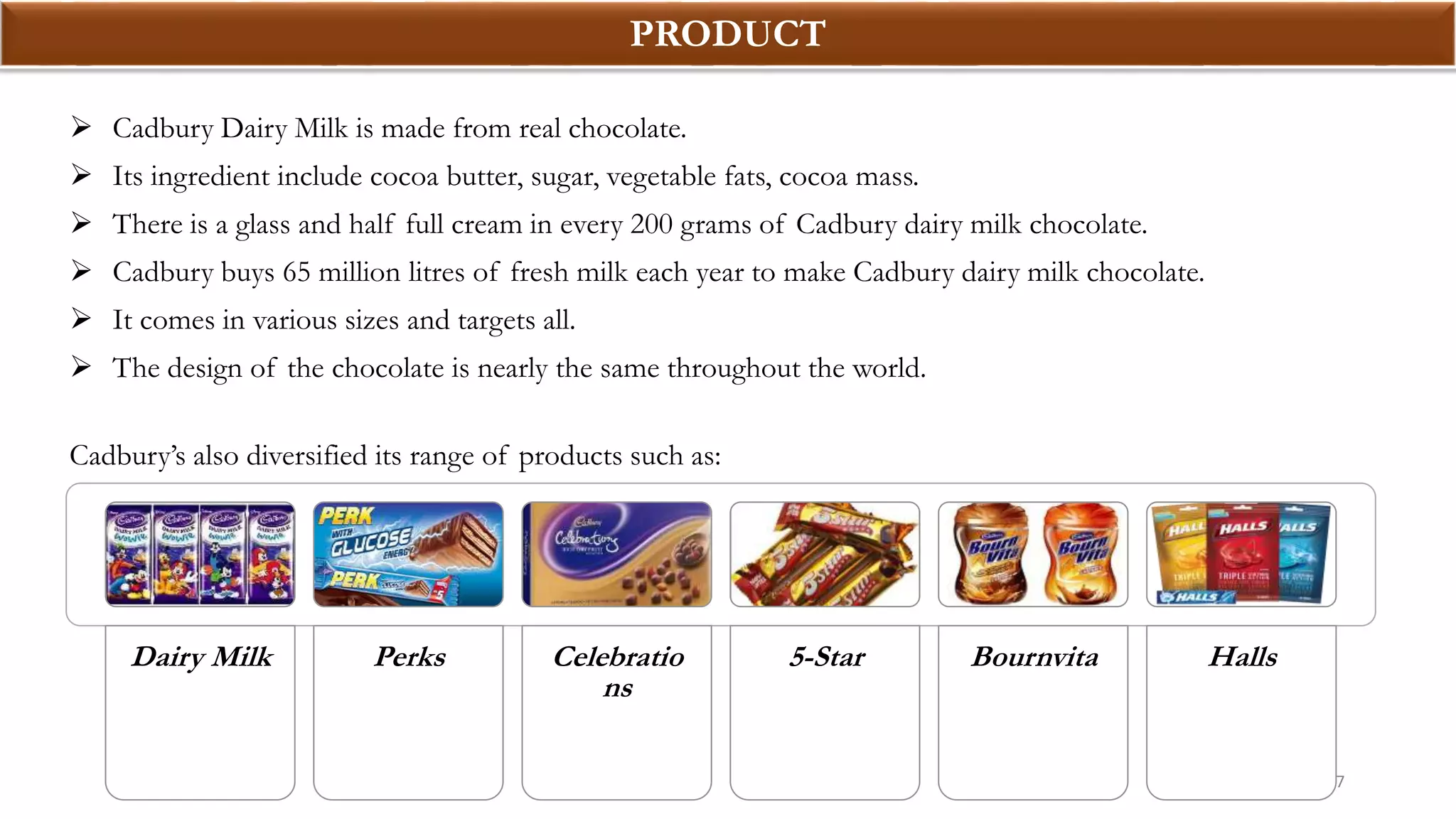 Analysis of Marketing Mix & STP of Cadbury's | PPTX