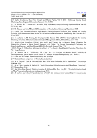 Analysis of mass based and density based clustering techniques on numerical datasets | PDF