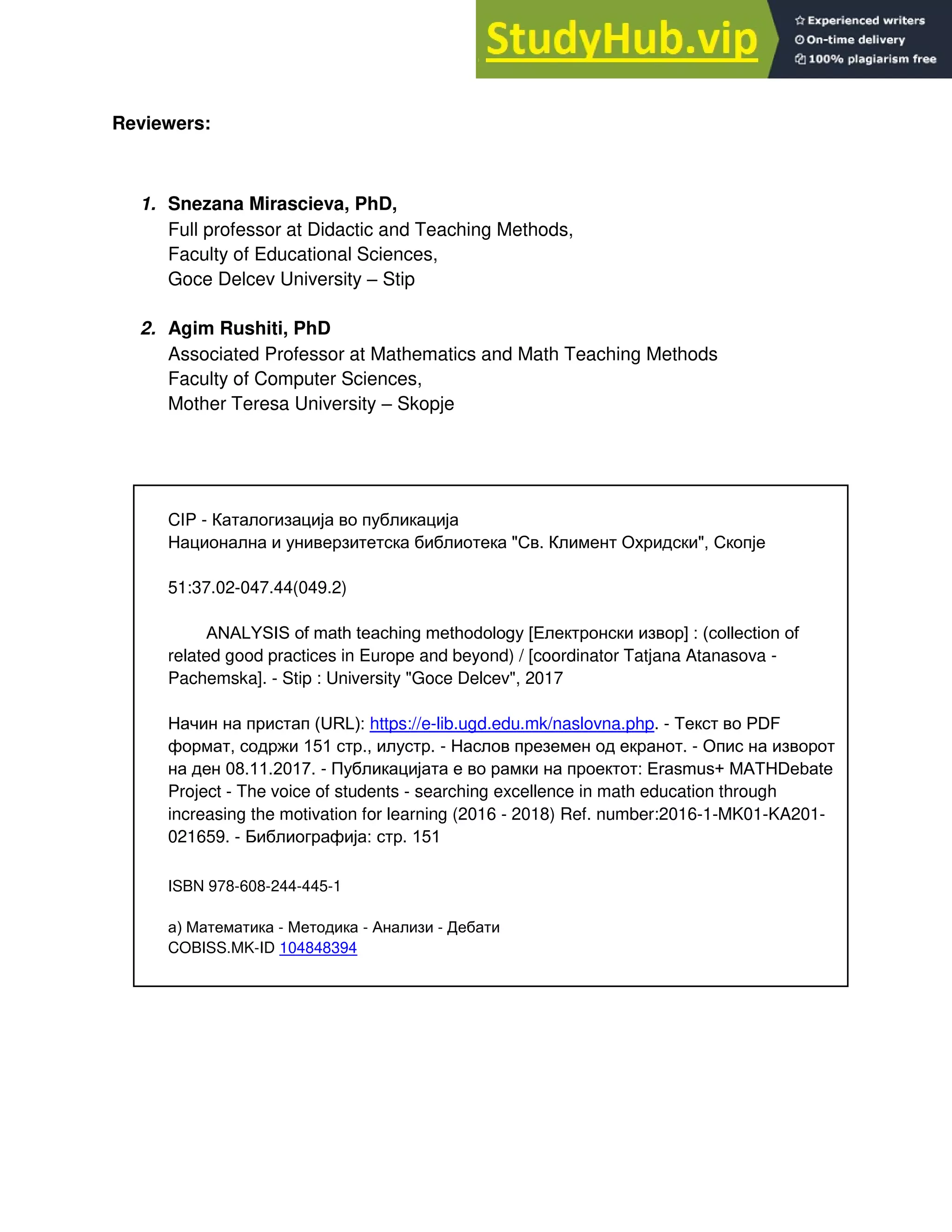 Analysis Of Math Teaching Methodology | PDF