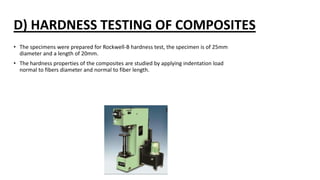 Analysis of mechanical properties of basalt, chopped e glass fiber ...