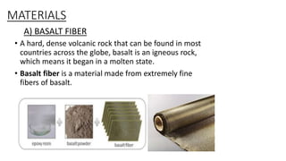 Analysis of mechanical properties of basalt, chopped e glass fiber ...