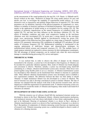 Analysis of mechanical structure under vibration using vibration | PDF