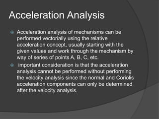 Analysis of Mechanism | PPTX