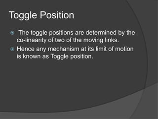 Analysis of Mechanism | PPTX