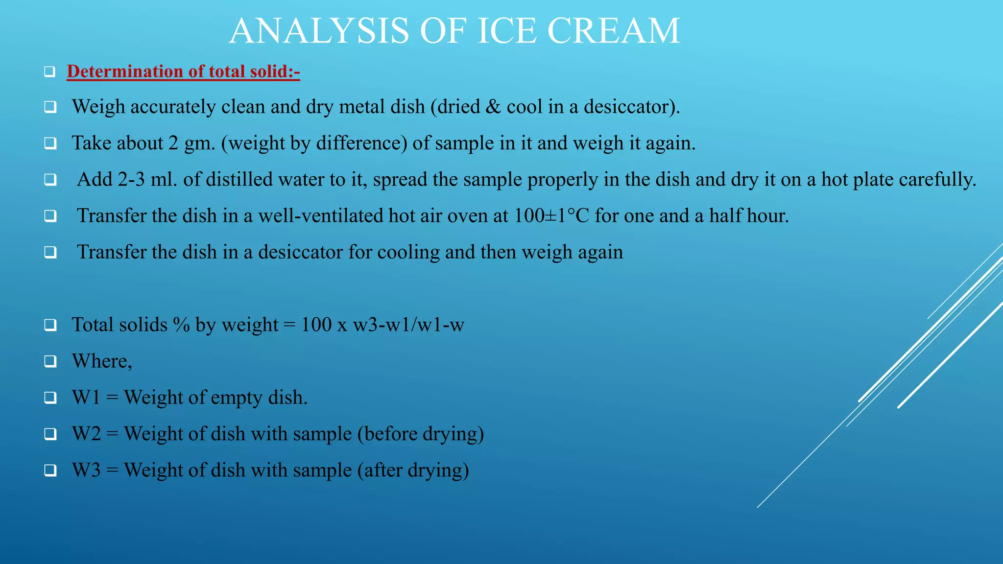Analysis of milk and milk product | PPTX