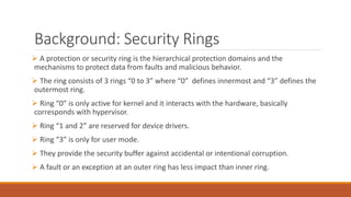 Analysis of monolithic and microkernel architectures | PPTX