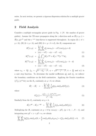 Analysis of multiple groove guide | PDF