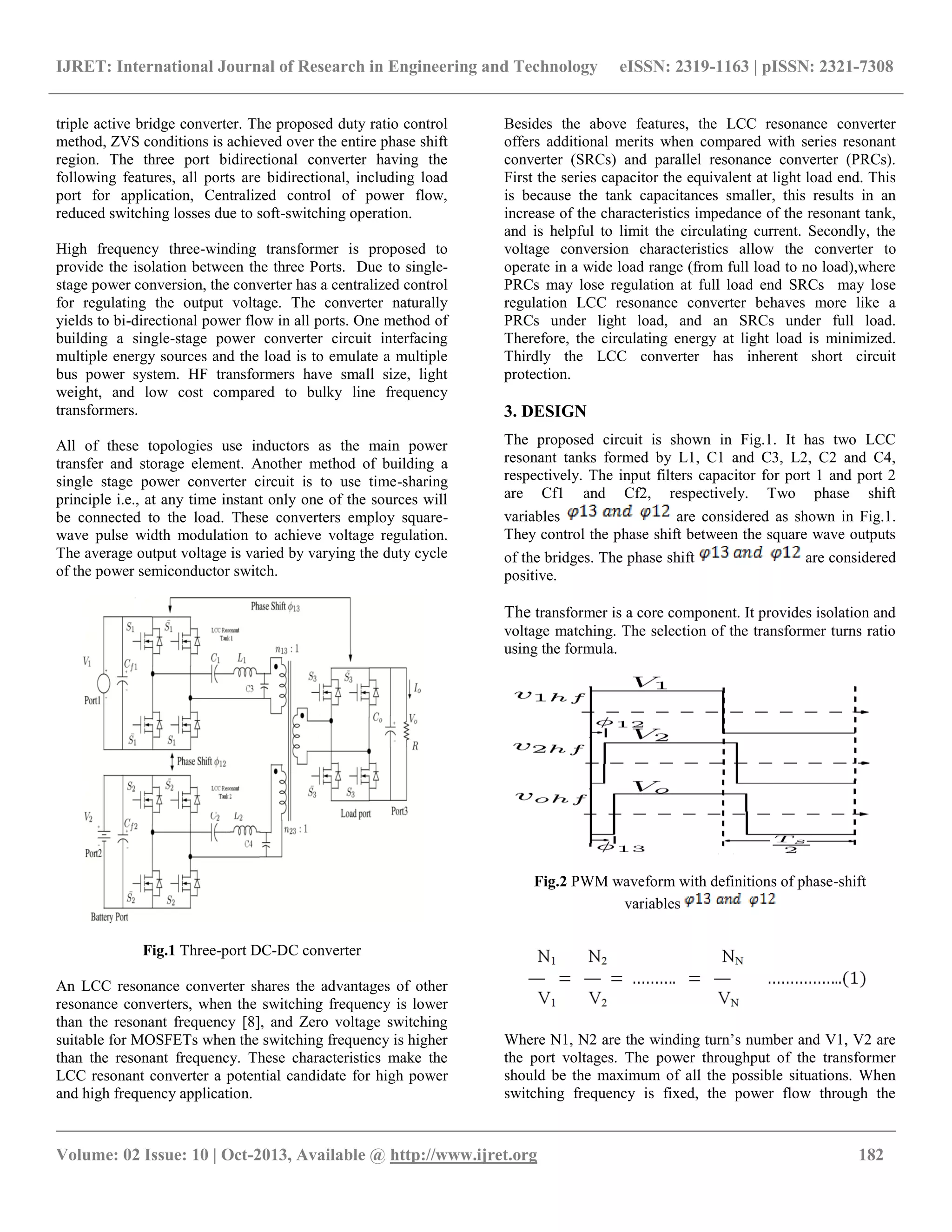 Analysis of multiport dc dc converter in renewable energy sources | PDF