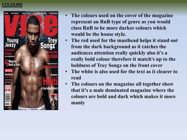 Analysis of music magazines front covers | PPTX