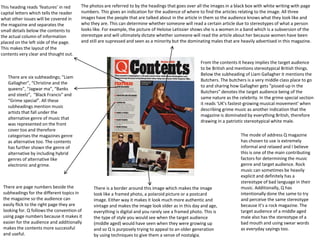 Analysis of my own music magazine | PPTX