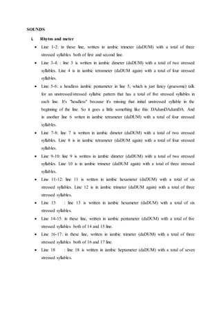 Poetry analyses | PDF