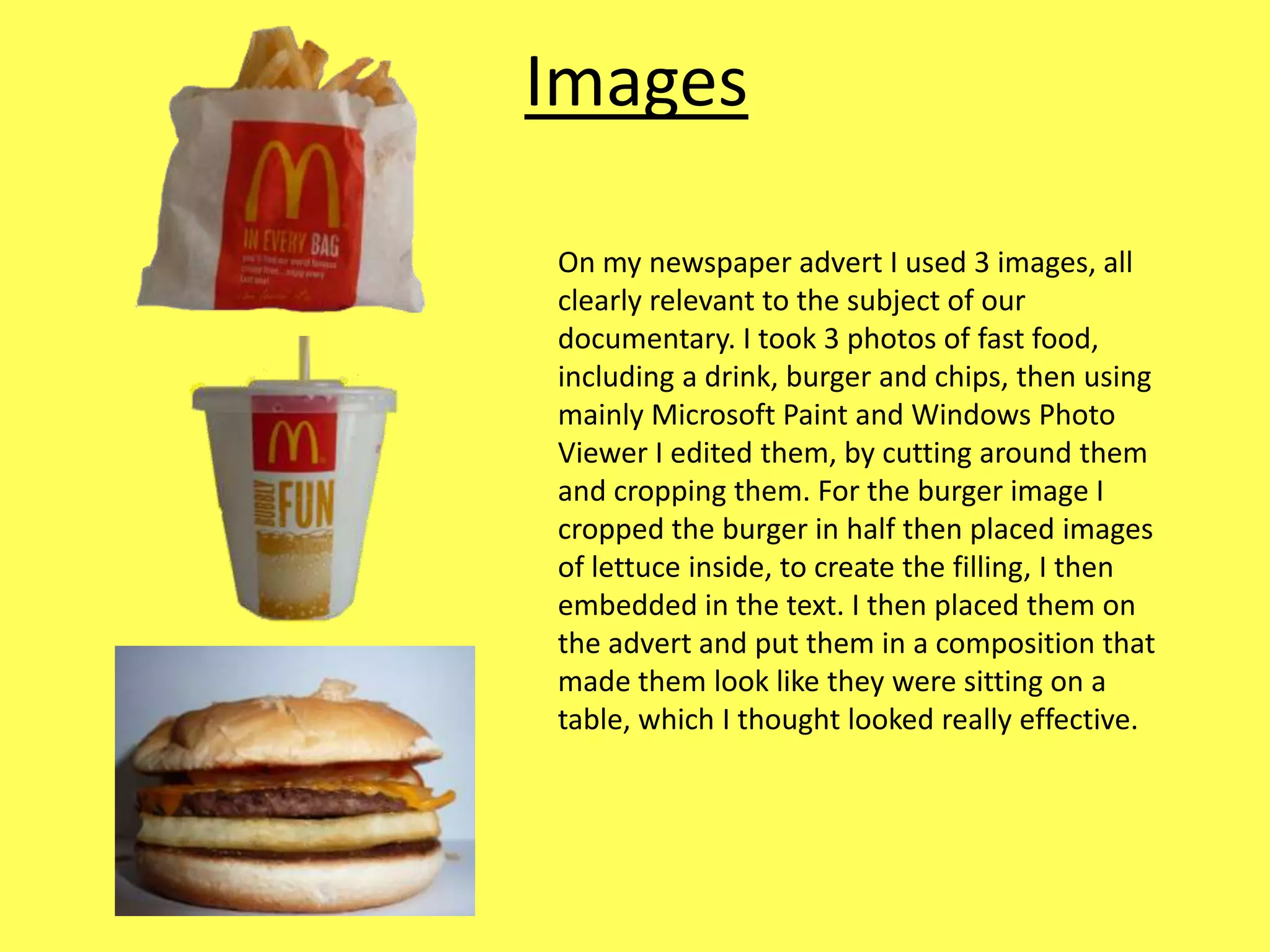 Analysis of newspaper advert | PPTX