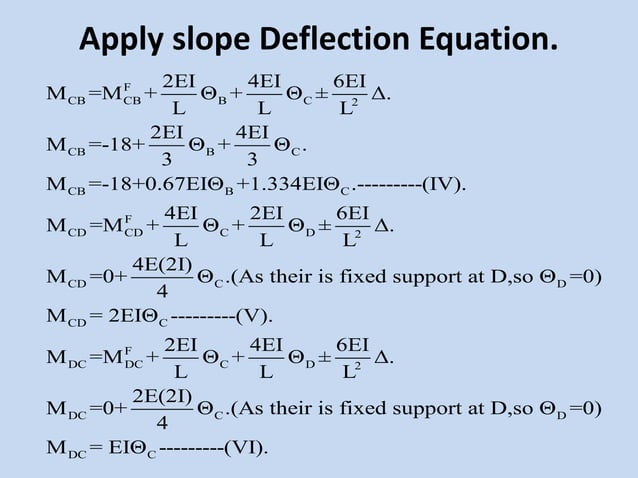 Analysis of non sway frame portal frames by slopeand deflection method | PPTX | Physics | Science