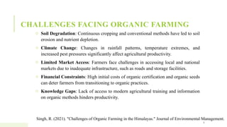 Analysis of Organic Farming Practices in the Uttarakhand Himalayas Challenges, Opportunities and ...