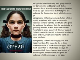 Analysis of Orphan poster | PPT