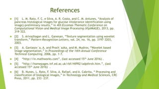 Analysis of pancreas histological images for glucose intollerance ...