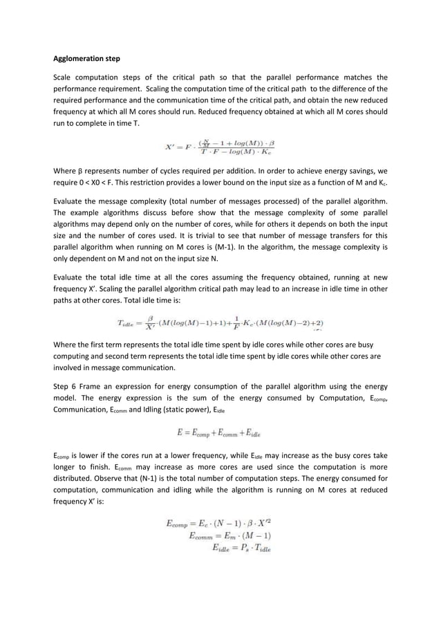 Analysis Of Parallel Algorithms For Energy Consumption Pdf