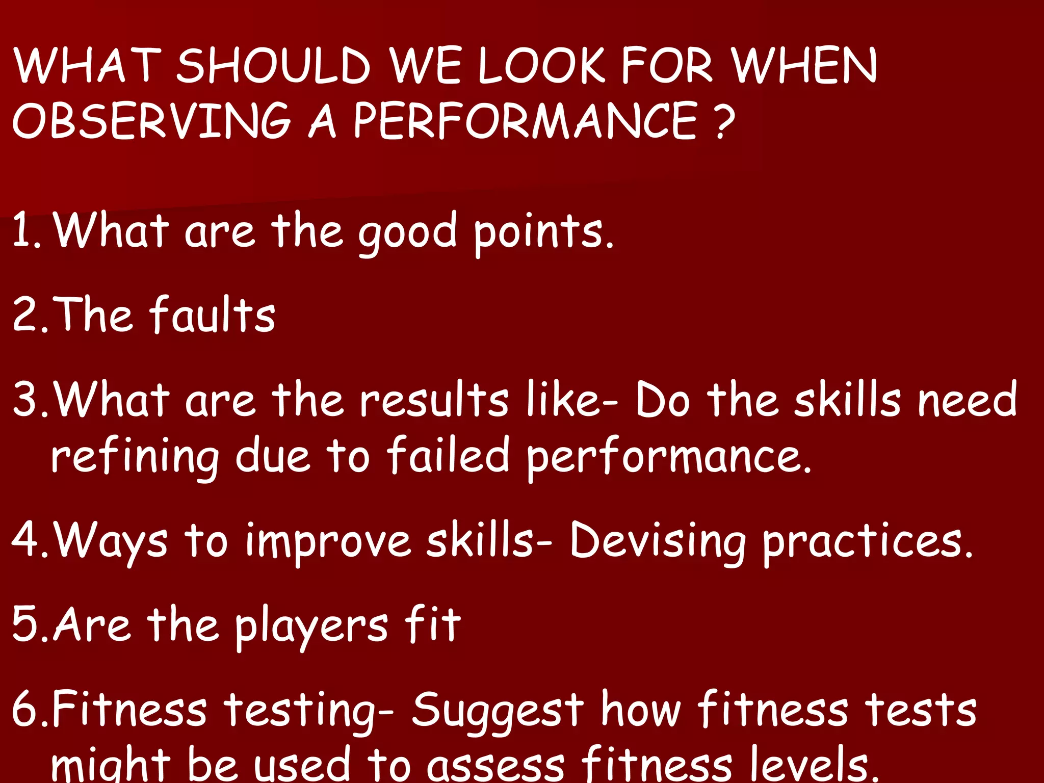 Analysis of performance | PPT