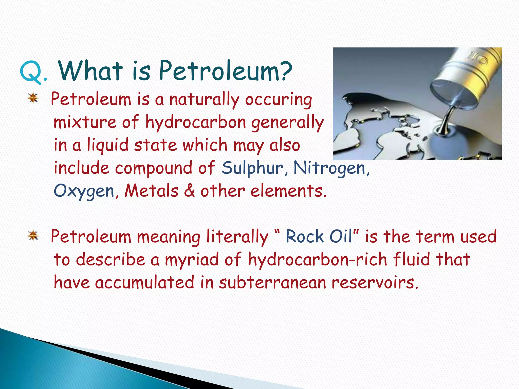 Analysis of petroleum products | PPTX
