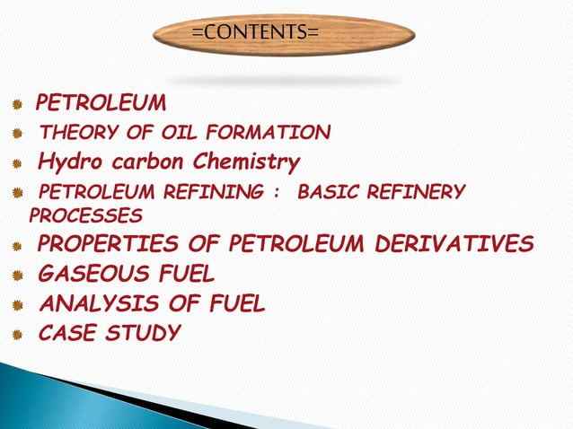 Analysis of petroleum products | PPTX | Geology | Science