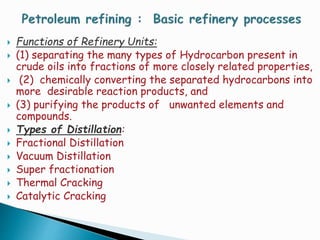 Analysis of petroleum products | PPTX