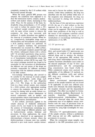 Analysis of pharmaceutical creams: a useful approach based on solid ...